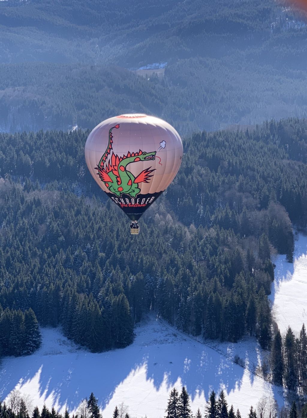 Alpenuberquerung Mit Dem Heissluftballon
